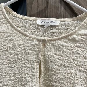 emory park | Tops | Emory Park Crinkle Button Detail Long Sleeve Top In ...